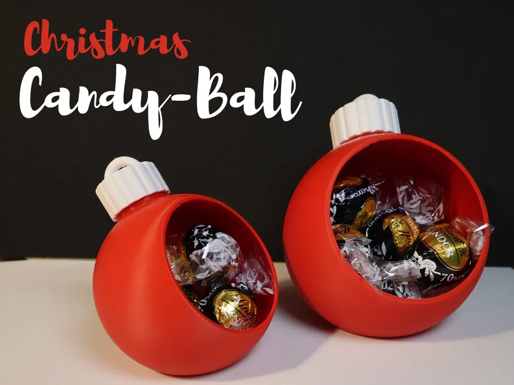Christmas Candy-Ball - Free 3D Print Model - MakerWorld