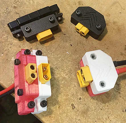 Sweet stackable XT60 panel and plug mounts by ronindesu - MakerWorld