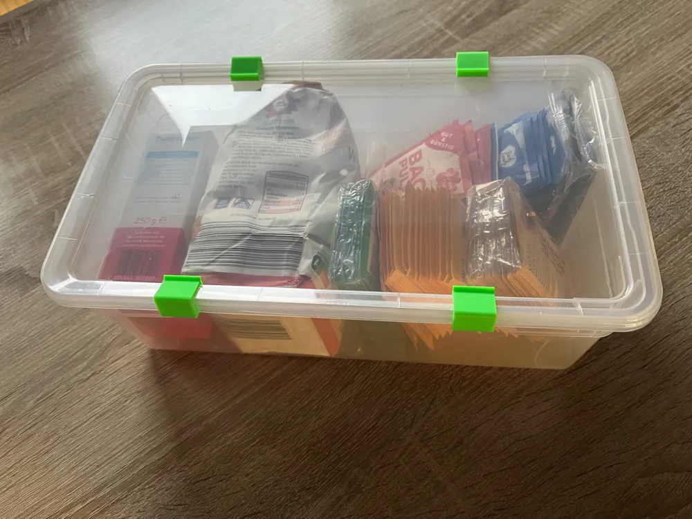 Storage Box Clip - Rotho Clear Box - 5L by Cheetah - MakerWorld