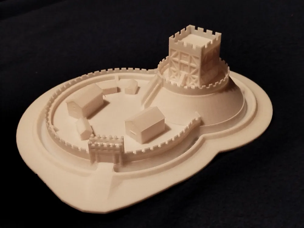 Early Norman Motte and Bailey Castle by Draconis_Purpura MakerWorld ...