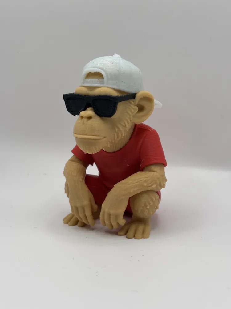Stylized Monkey - Free 3D Print Model - MakerWorld