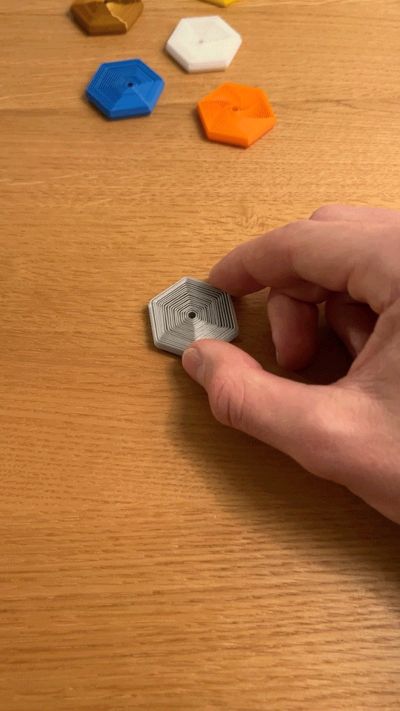 Mini Hexagon Fidget Toy by fifindr MakerWorld: Download Free 3D Models