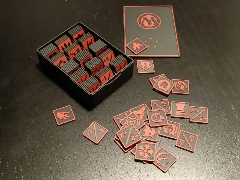 Token Organizer - Fits Deckbox - Free 3D Print Model - MakerWorld