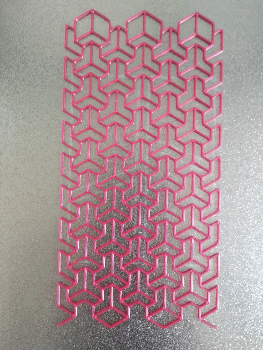 isometric cube stencil - Free 3D Print Model - MakerWorld