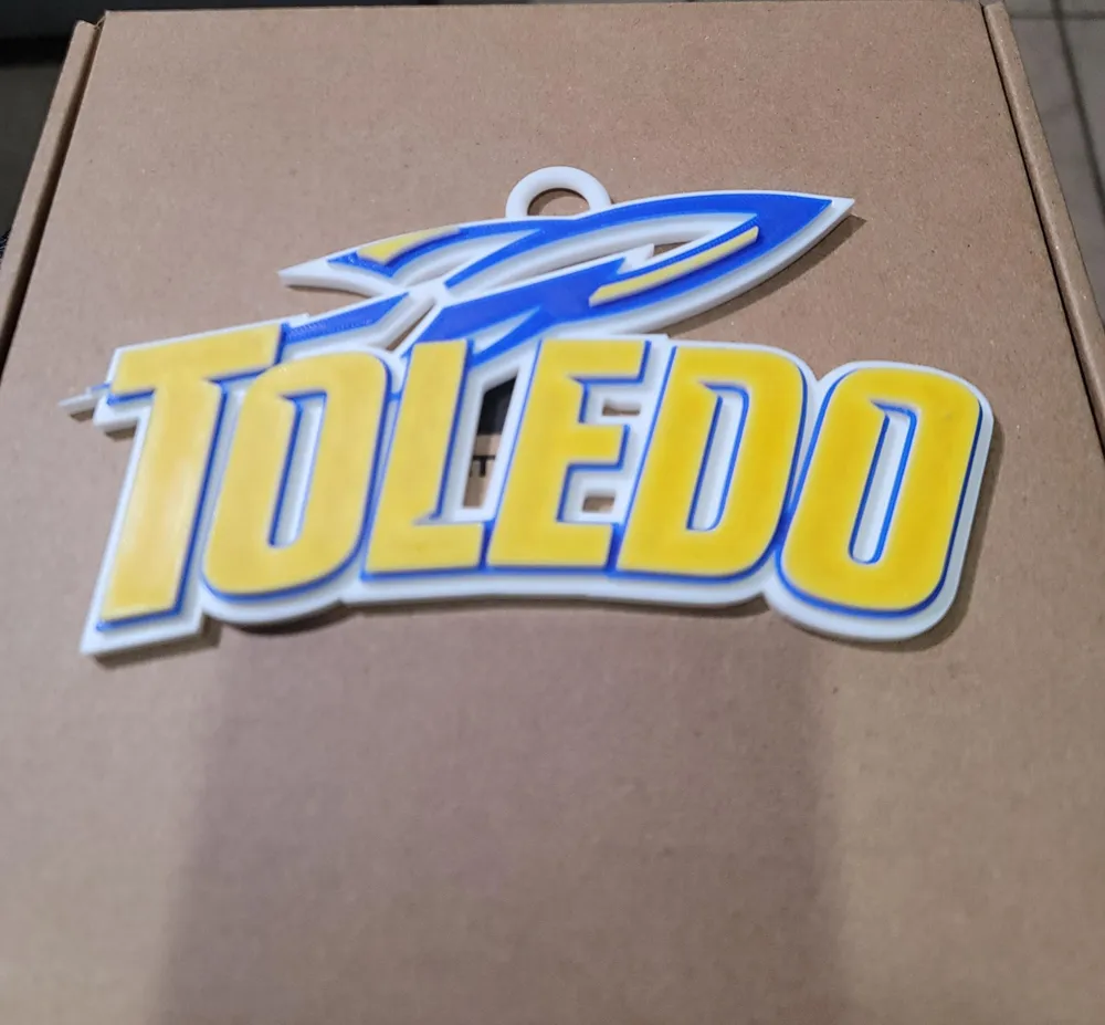 TOLEDO 3D Logo 180mm series by mercadogarzas - MakerWorld