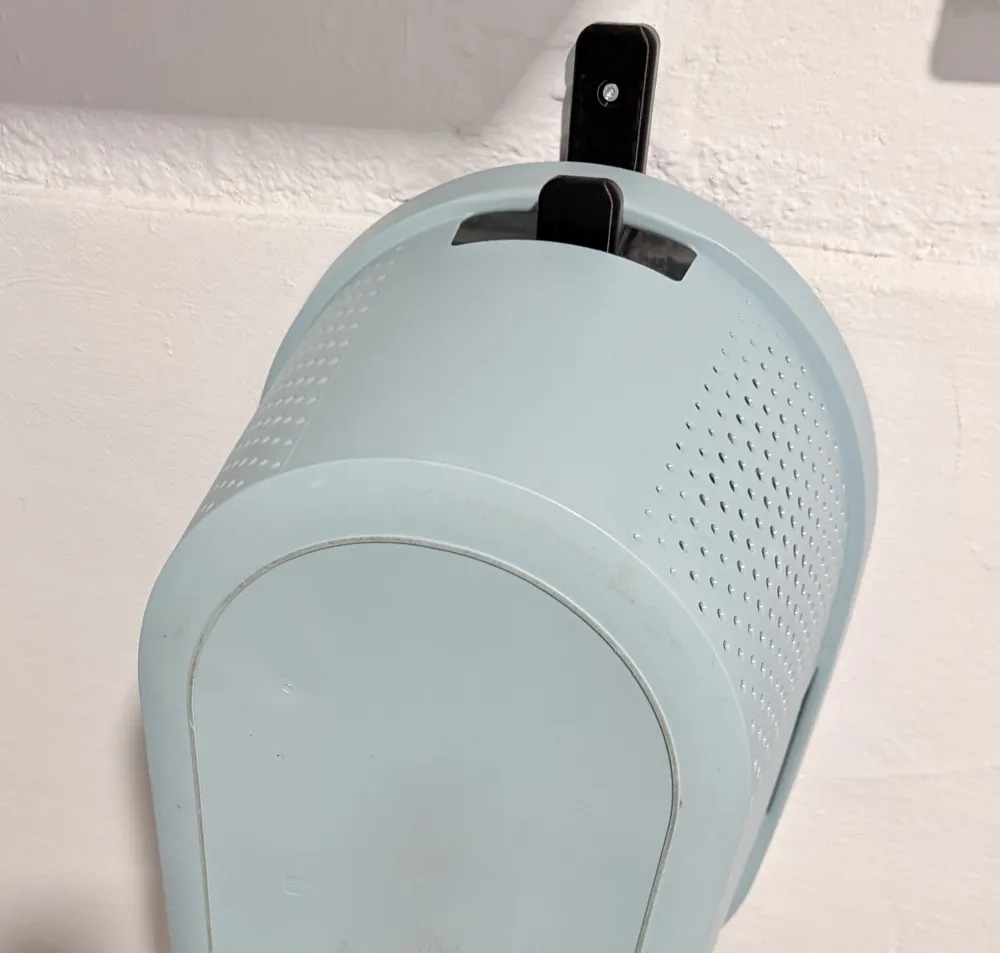 Laundry Basket Wall Holder - Free 3D Print Model - MakerWorld