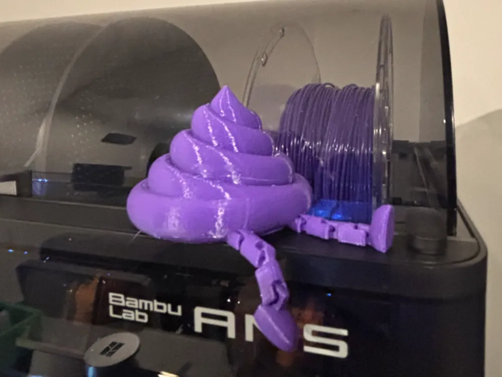 Poop Buddy | Poop With Articulated Legs by Canadian3dPrinting - MakerWorld