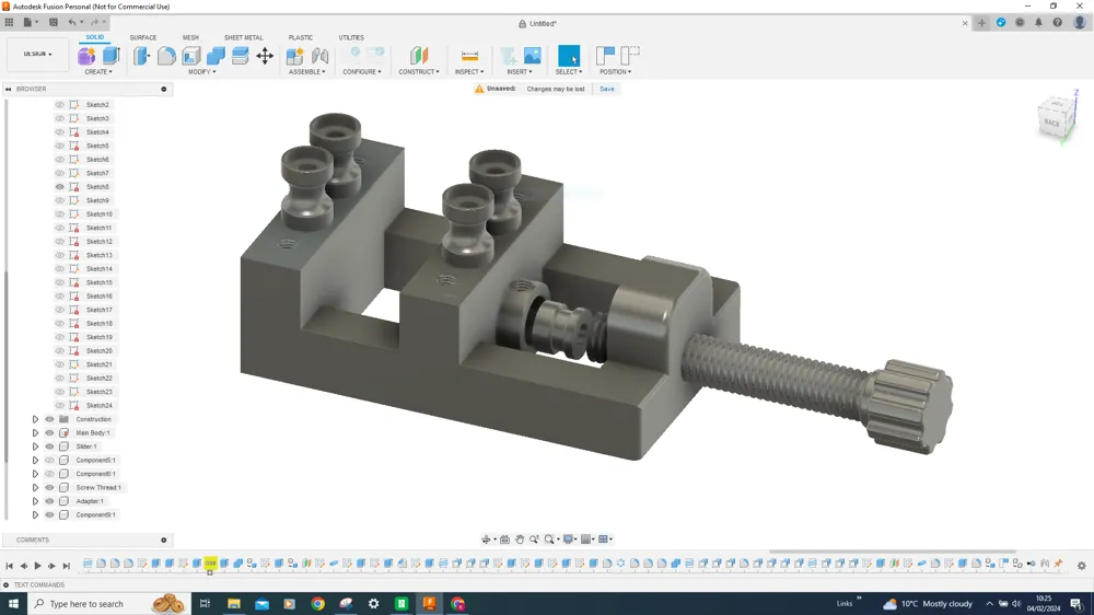 Mini Multi use Vice by kevr102 - MakerWorld