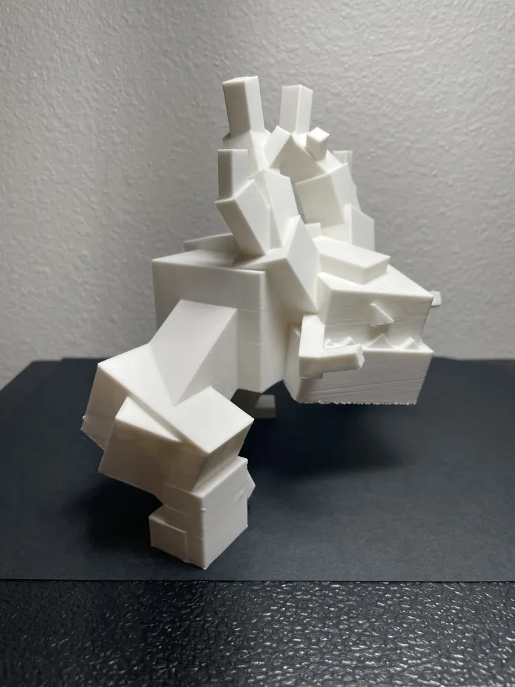 Minecraft frostmaw from Mowzie's mobs add on - Free 3D Print Model ...