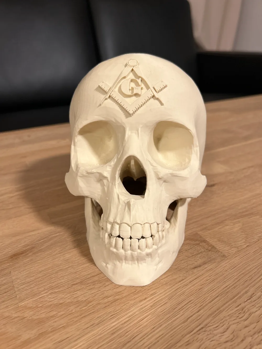 Masonic skull with logo by Peter_D - MakerWorld