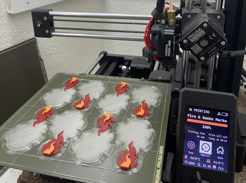 Fire & Smoke Marker by Trek3D6 - MakerWorld