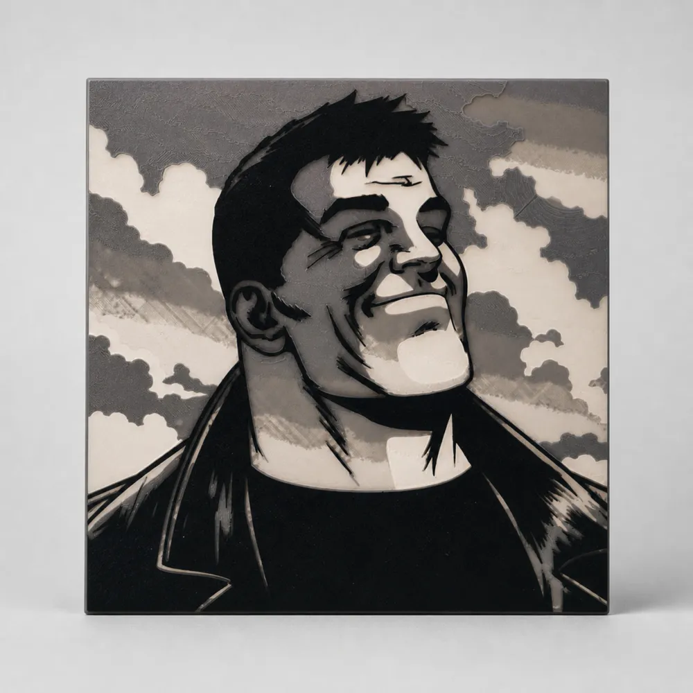 Billy Butcher Wall Panel - The Boys Comic Fan Art - Free 3D Print Model ...