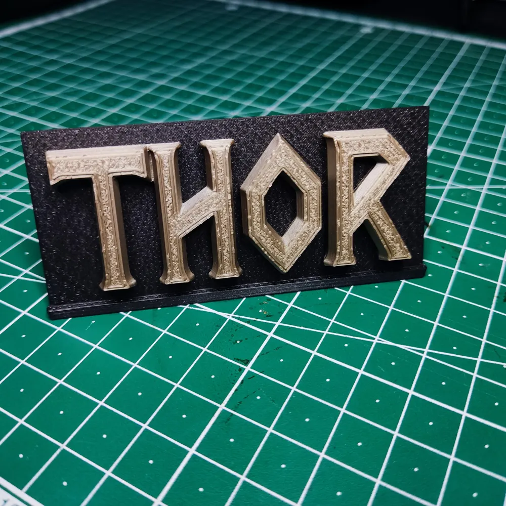 Thor Sign - Free 3D Print Model - MakerWorld