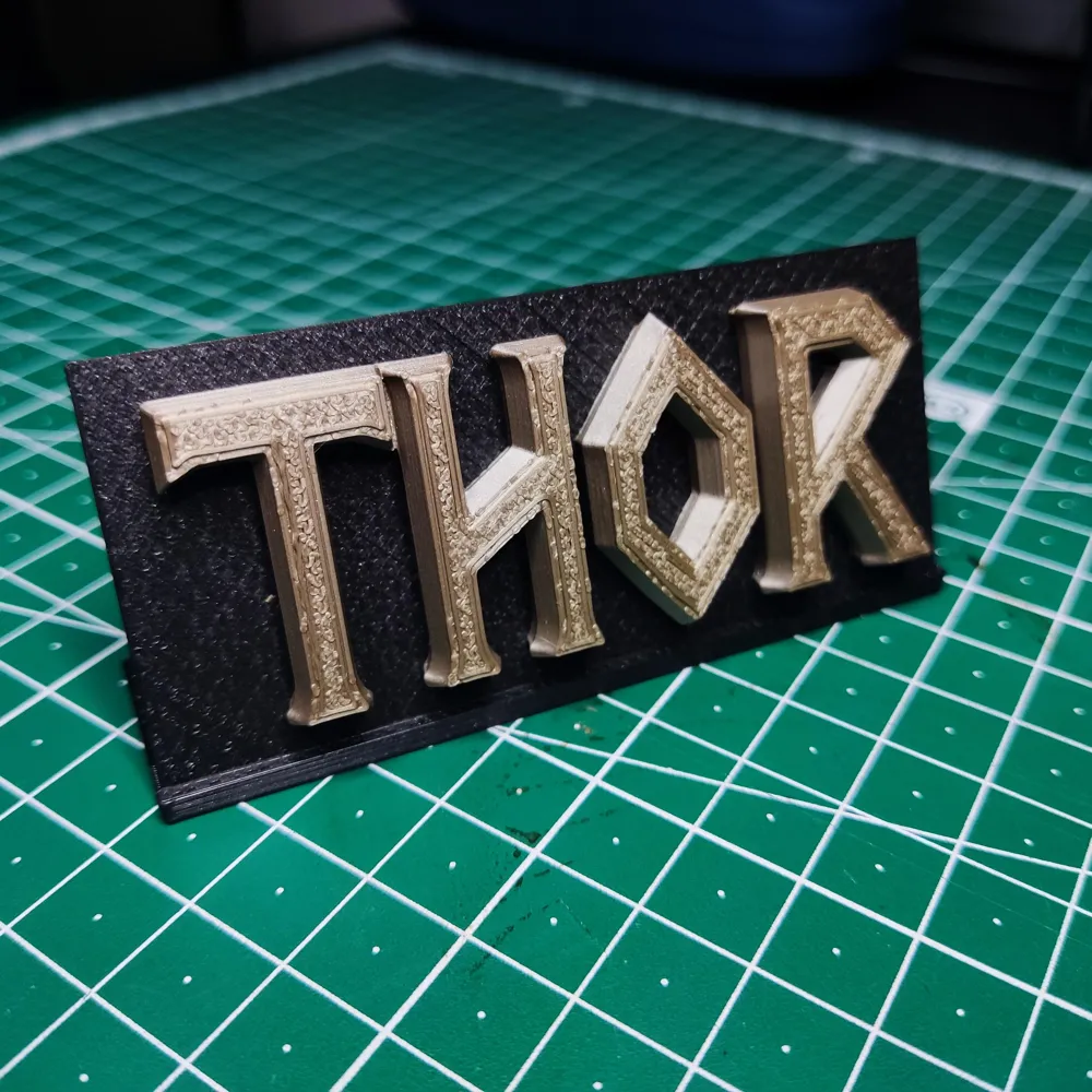 Thor Sign - Free 3D Print Model - MakerWorld