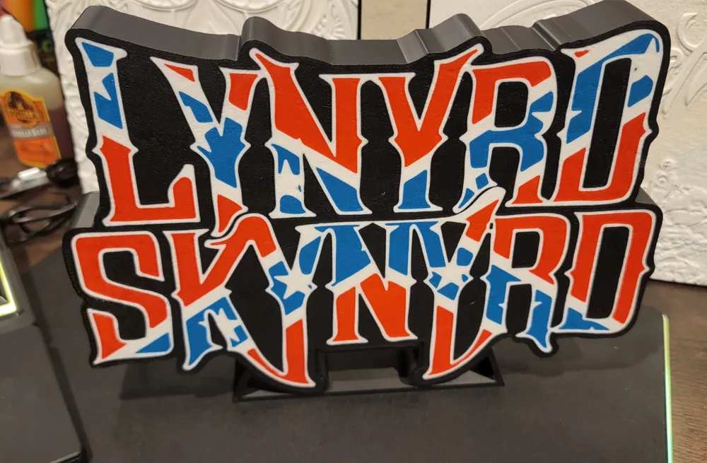 Lynyrd Skynyrd Lightbox by cruizincris2006 - MakerWorld