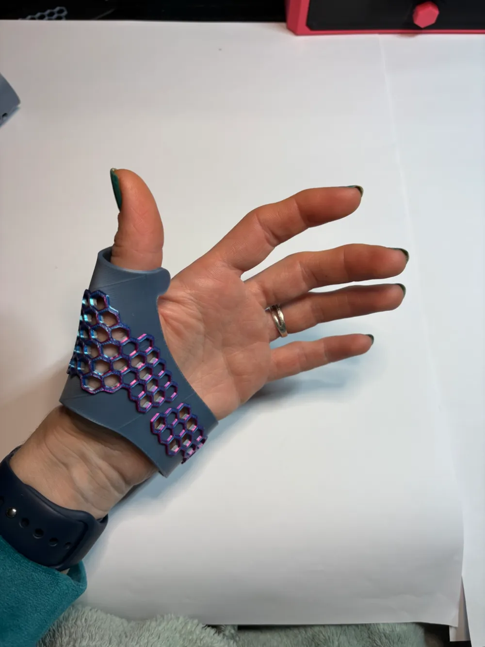 Left Thumb Brace CMC+MCP brace V2 by familieKP MakerWorld: Download ...