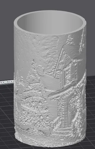 Tea light lithophane by marcoking79 - MakerWorld