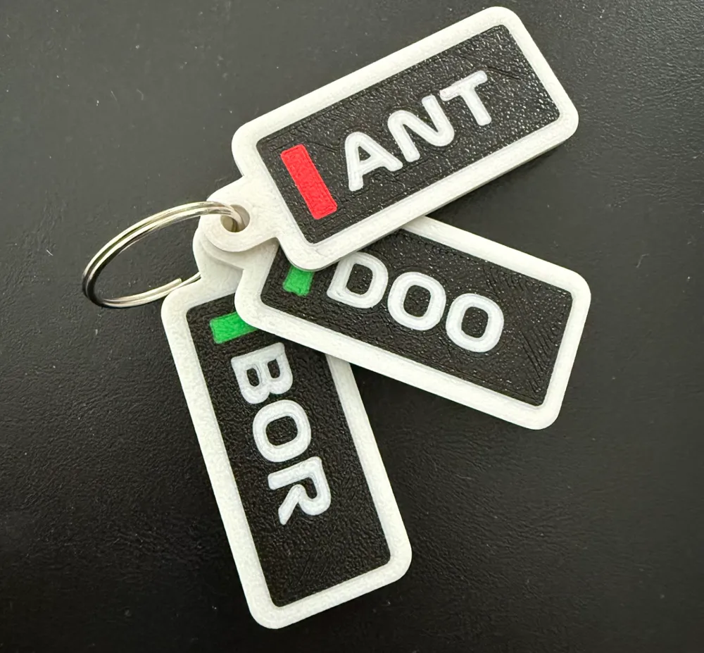 F1 Drivers Name TAG v5 - Free 3D Print Model - MakerWorld