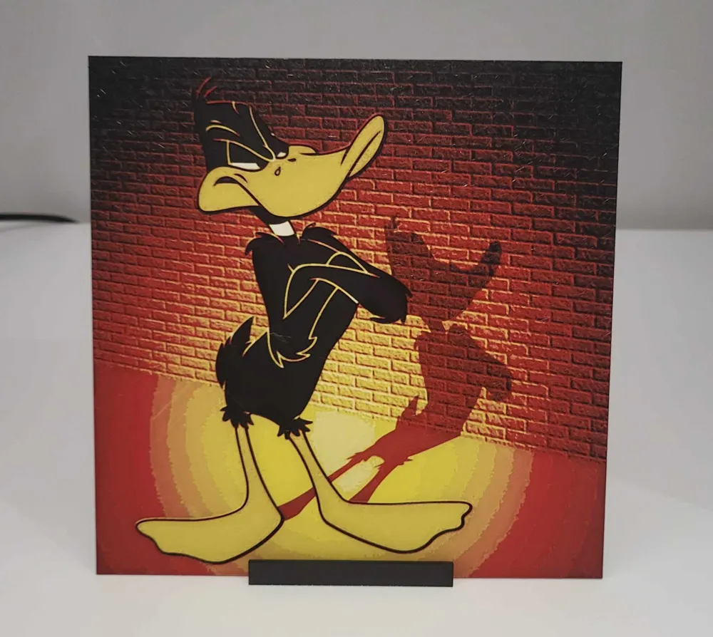 Daffy Duck Hueforge 4 Color by The Cardboard Gamer - MakerWorld