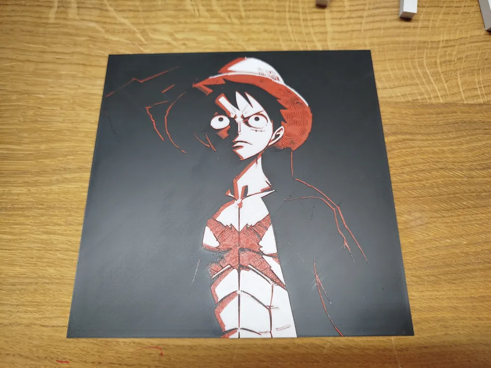 Luffy One Piece Hueforge da Don Roberto MakerWorld: Scarica Modelli 3D Gratuiti