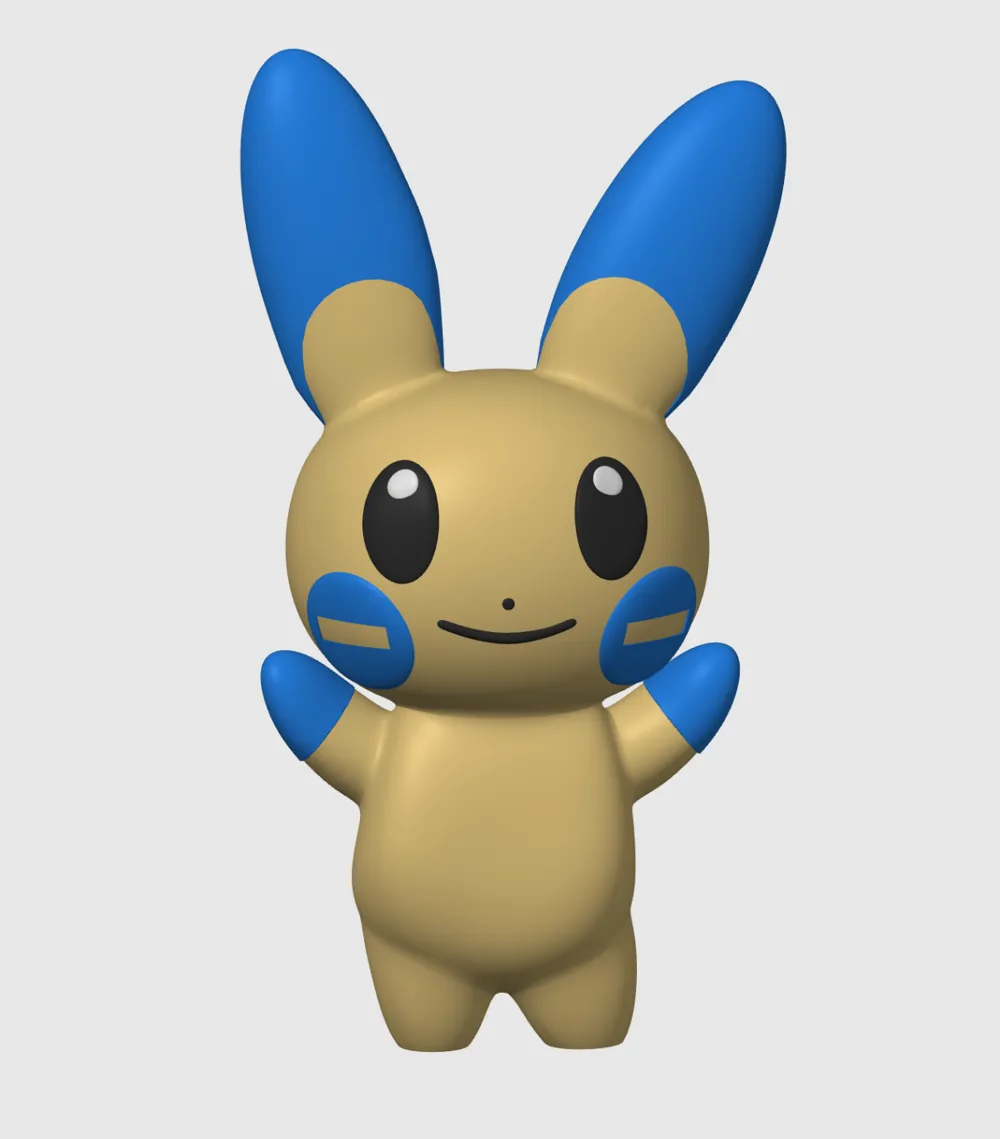 Minun Pokémon by LM3D - MakerWorld