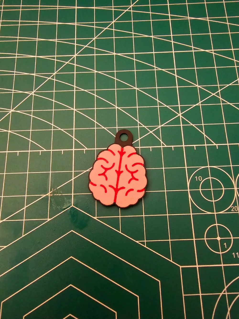 Brain Bookmark and Keychain by Lumpy3D - MakerWorld