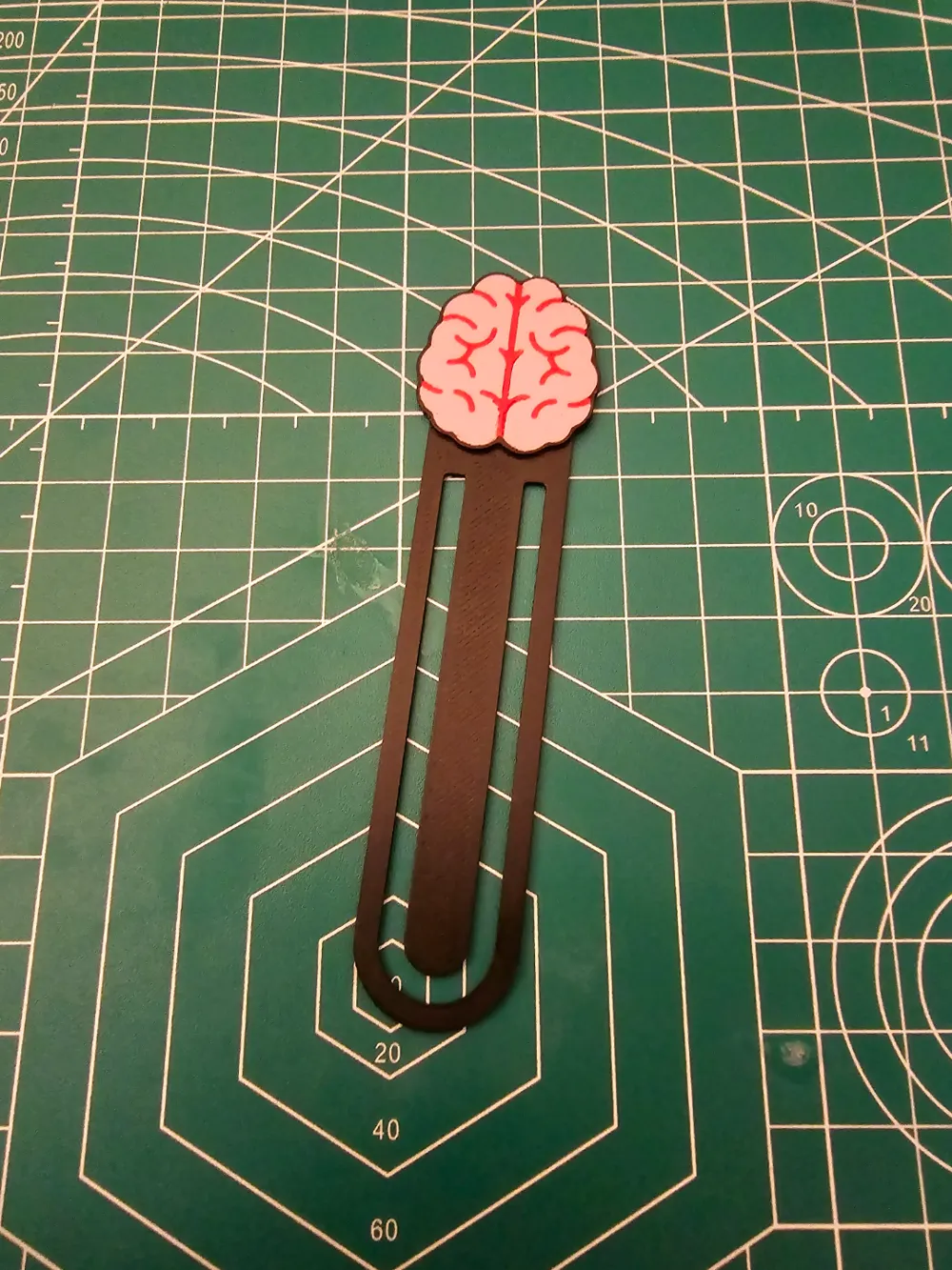 Brain Bookmark and Keychain by Lumpy3D - MakerWorld