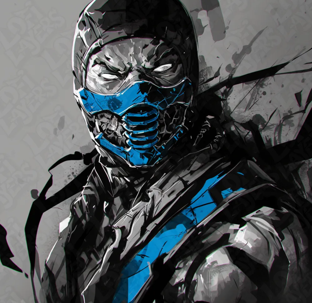 Sub-Zero (Mortal Kombat) Hueforge by LoFi Layers MakerWorld: Download ...
