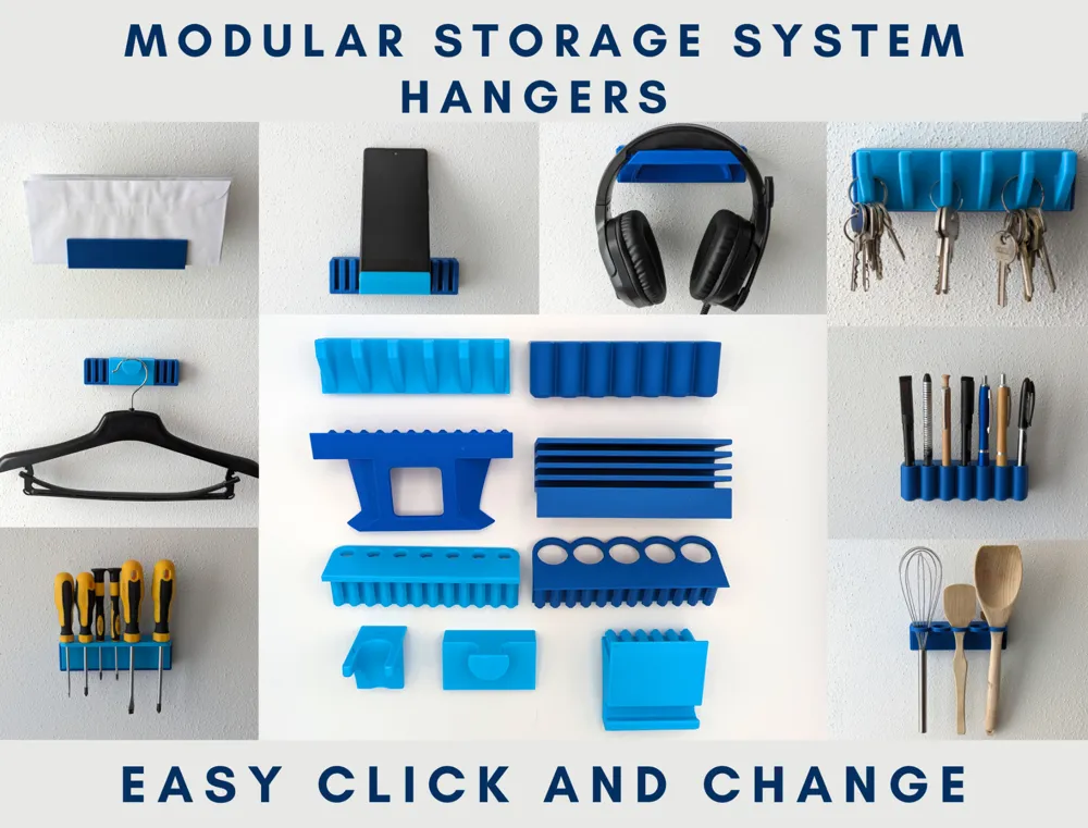 Hangers Modular Storage System (MSS) by Blubdiwub MakerWorld: Download ...