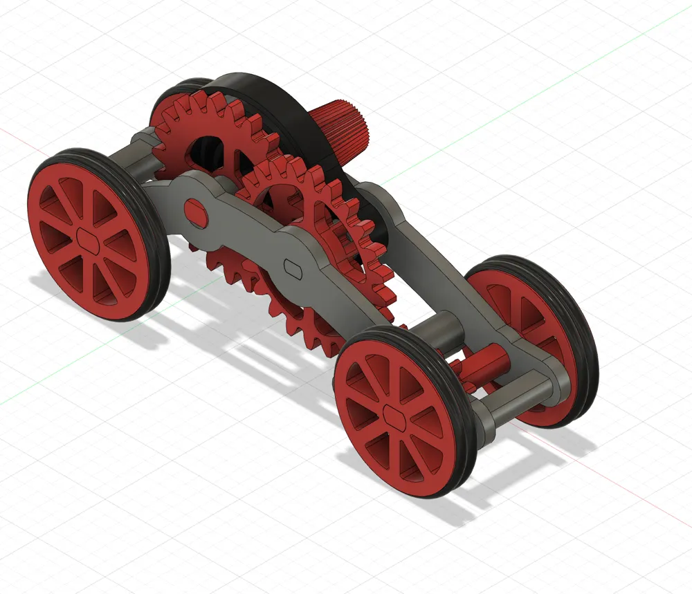 Wind Up Car Kit Remixed by platini76 - MakerWorld