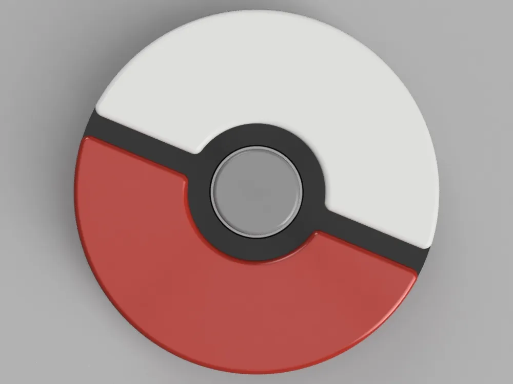 Pokeball fidget spinner by Alec 3D MakerWorld: Download Free 3D Models