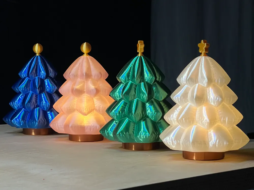 Cute Puffy Jacket Texture Christmas Tree Ambiance Small Ornament ...