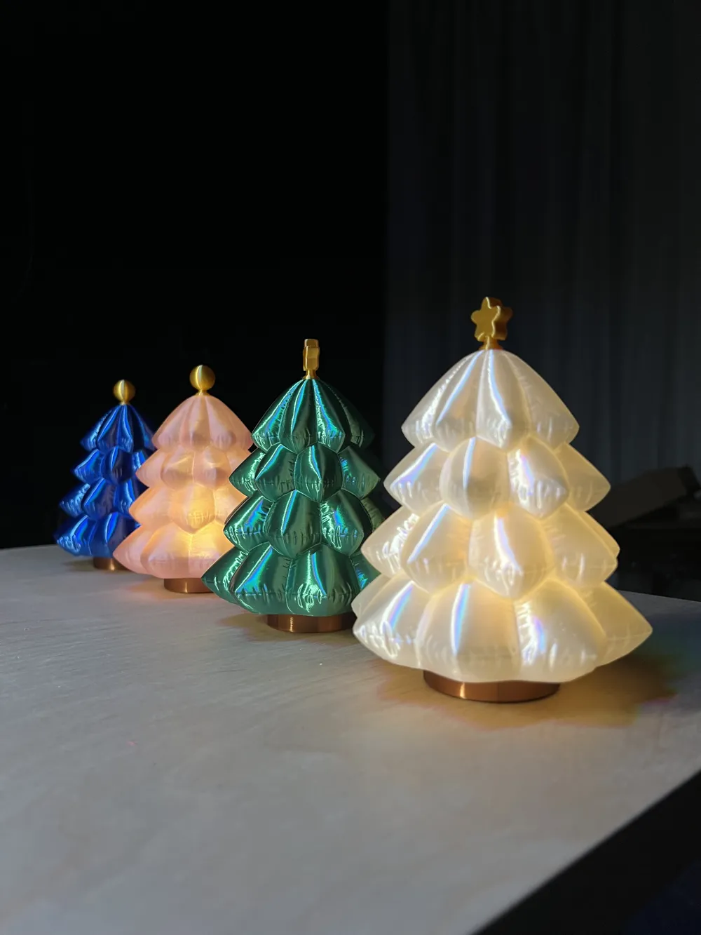 Cute Puffy Jacket Texture Christmas Tree Ambiance Small Ornament ...