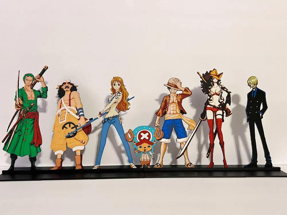 One Piece: Nico Robin 1/10th Scale Bookmark/Décor - Free 3D Print Model ...