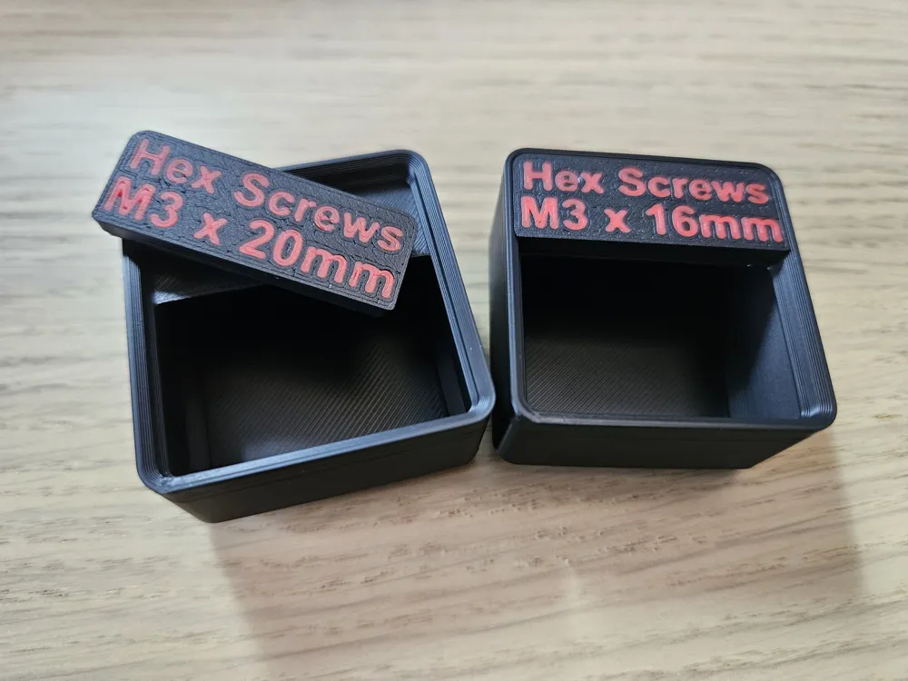 Press Fit Label and Lid for Gridfinity 1x1 Bin by ArtoSeihin MakerWorld ...