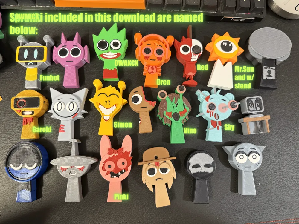 Sprunkis Horror Part 2 of 2 by tdub55 MakerWorld: Download Free 3D Models