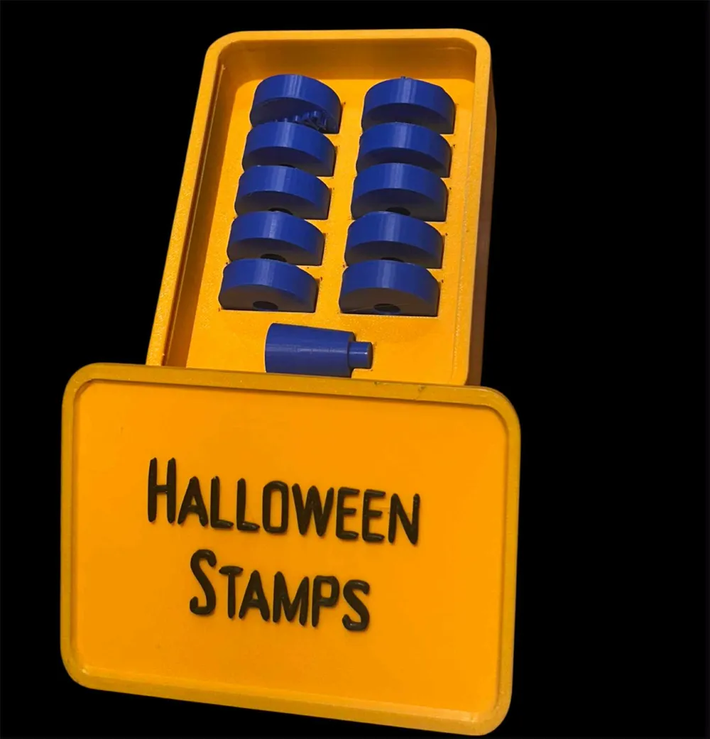10 Pc Stamp Organizer - Free 3D Print Model - MakerWorld