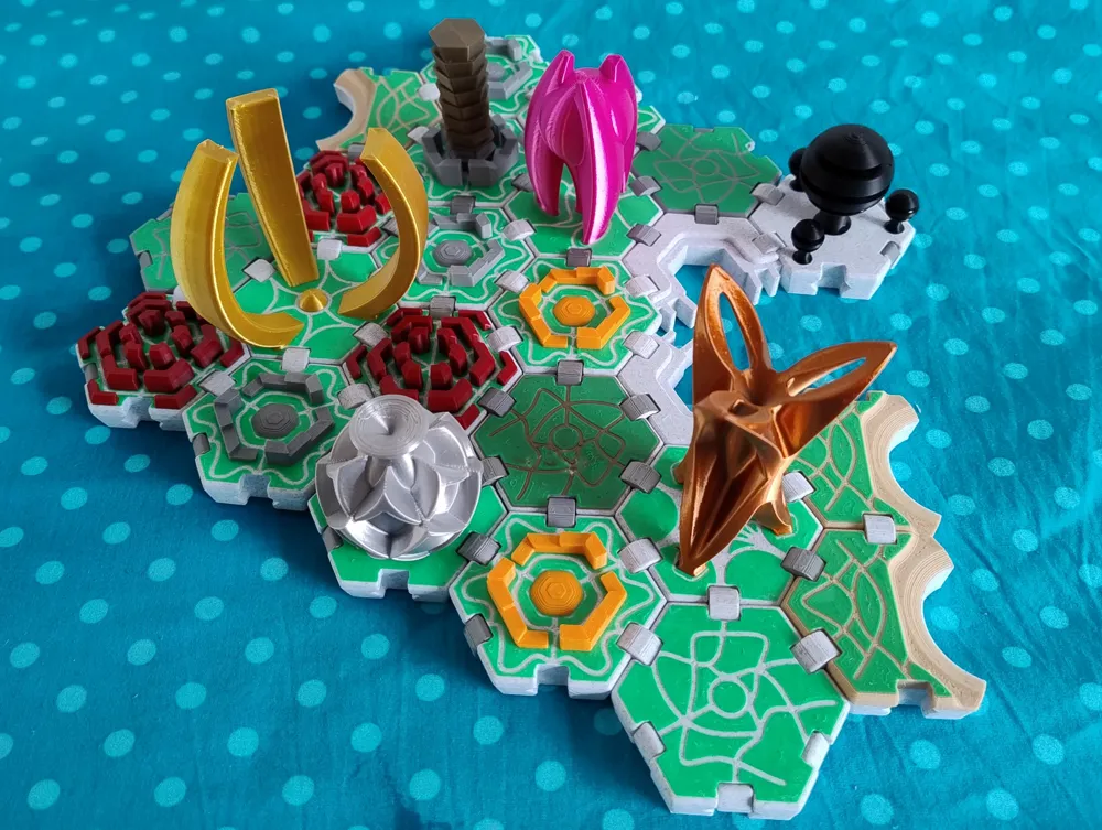 Floating modular city by Alwyn MakerWorld: Download Free 3D Models