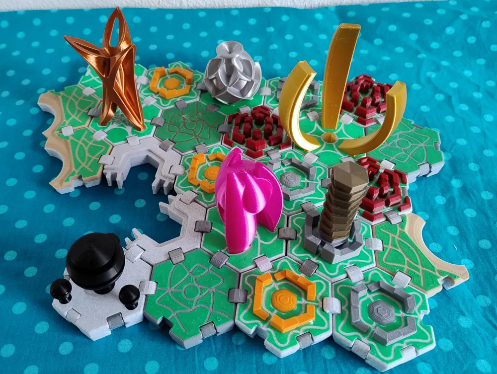 Floating modular city by Alwyn MakerWorld: Download Free 3D Models