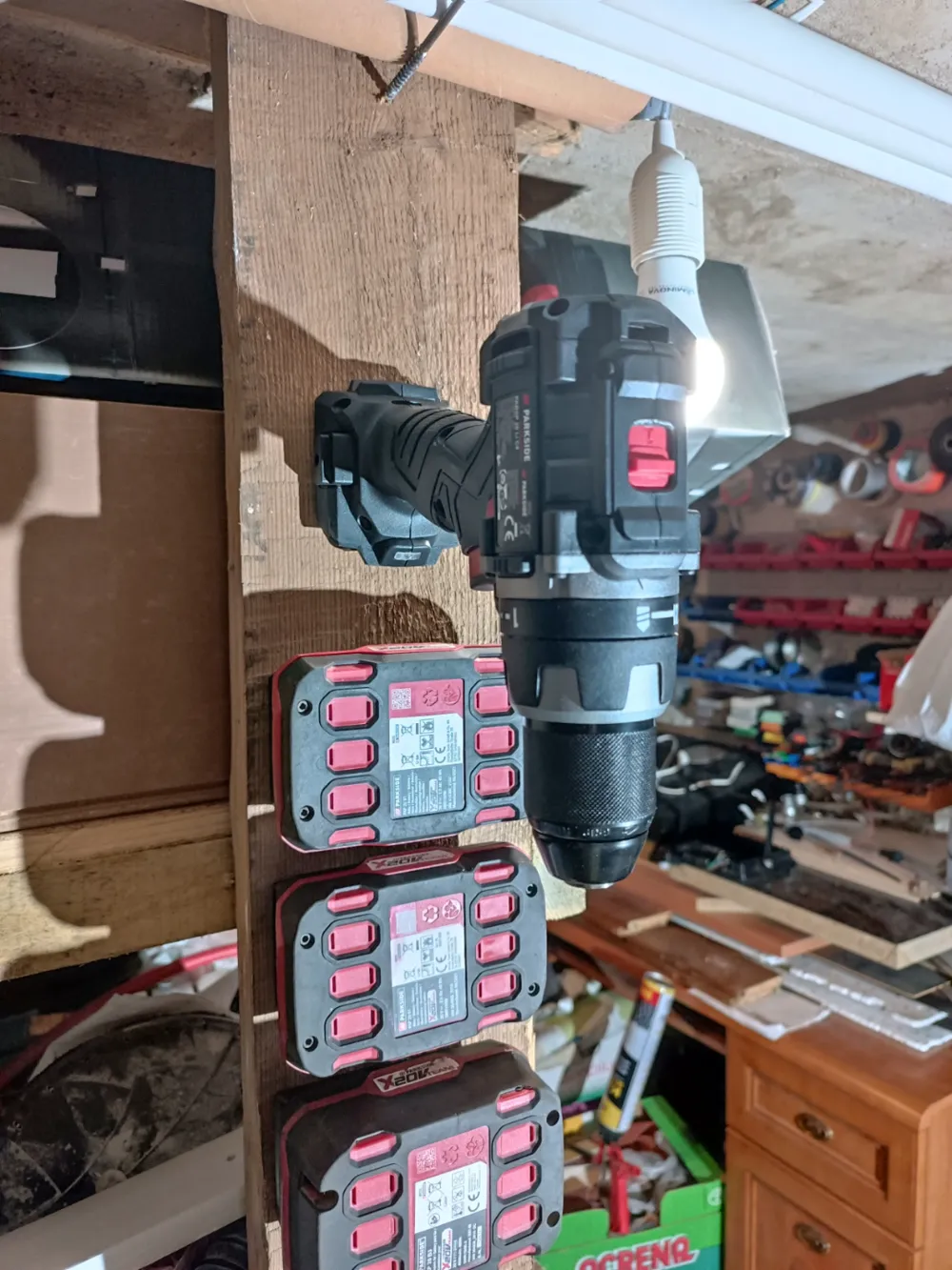 Parkside X20V - tool wall mount by Riders - MakerWorld