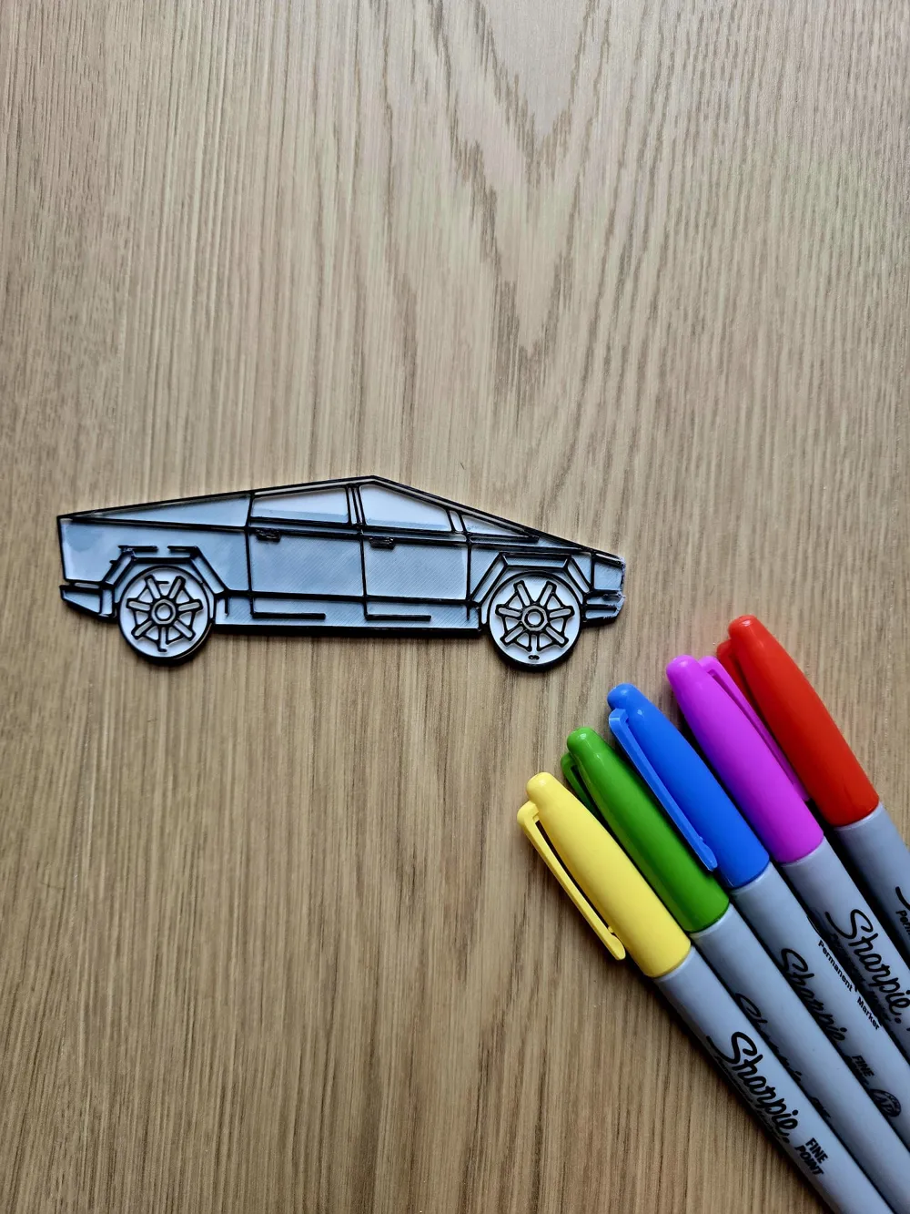 Tesla Cybertruck DIY Coloring NO AMS by Merilno3DMakerWorld: Download ...