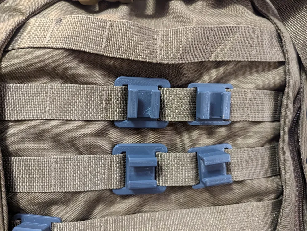 QUICK-CLIP – Reinforced MOLLE Buckle Remixed by Ben - MakerWorld