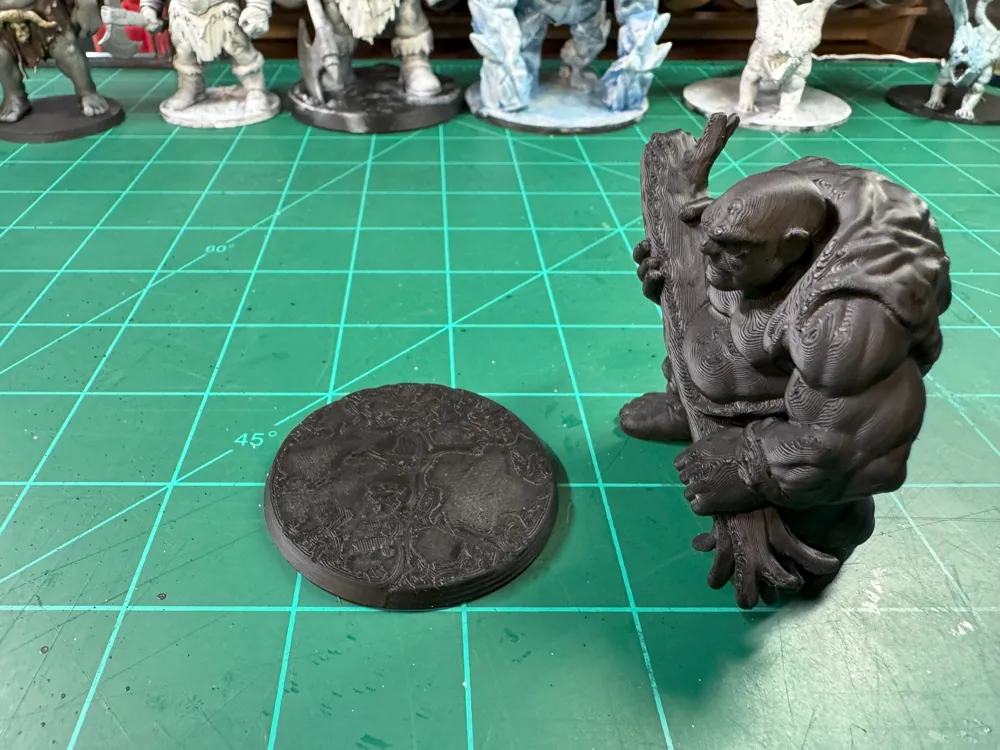 Hill Giant with tree club: DnD D&D Pathfinder Mini - Free 3D Print ...
