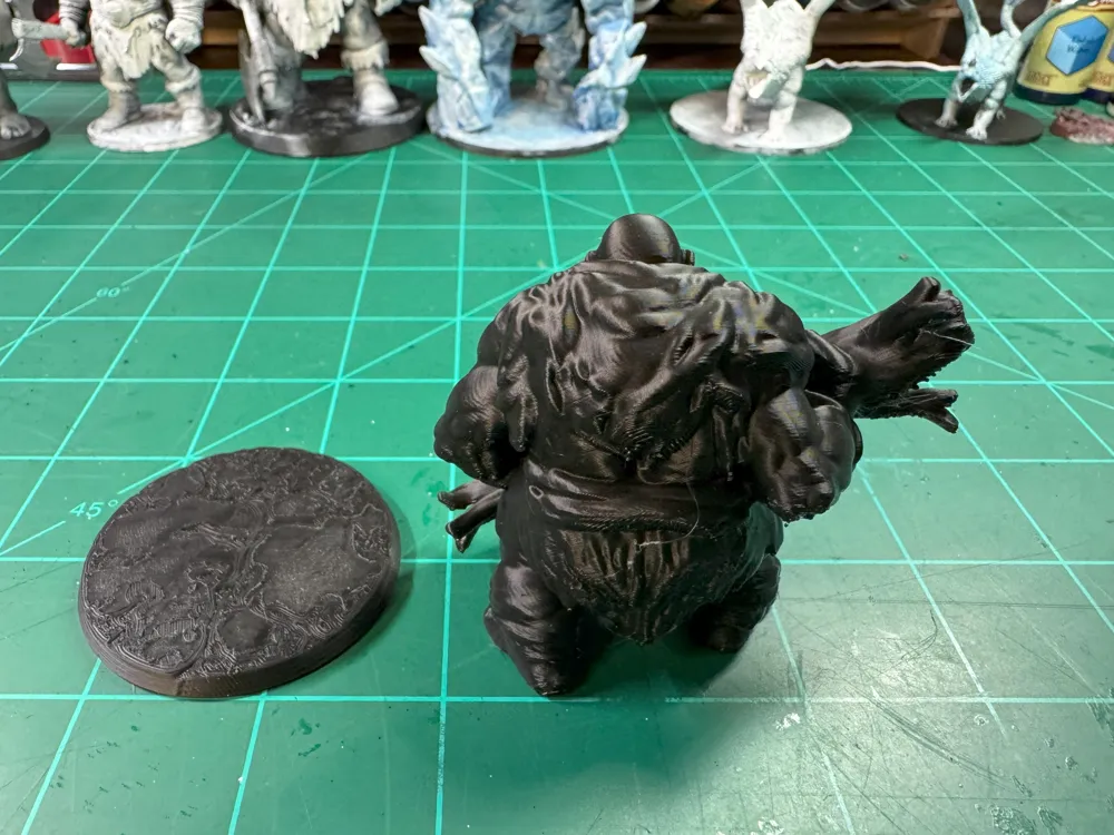 Hill Giant with tree club: DnD D&D Pathfinder Mini - Free 3D Print ...