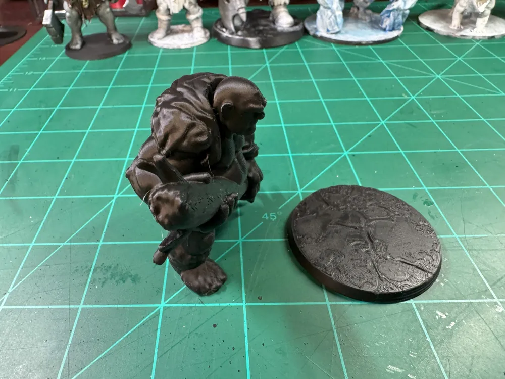 Hill Giant with tree club: DnD D&D Pathfinder Mini - Free 3D Print ...