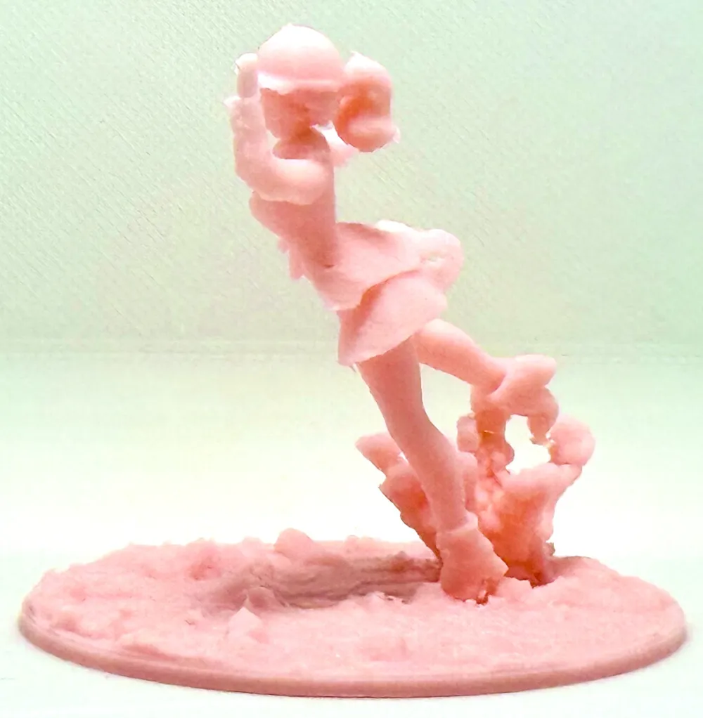 Pink Army Girl 13 by Scott MakerWorld: Download Free 3D Models