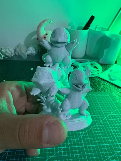 Pokémon Starter Stack – Chibi Action Figure 3D - Free 3D Print Model ...