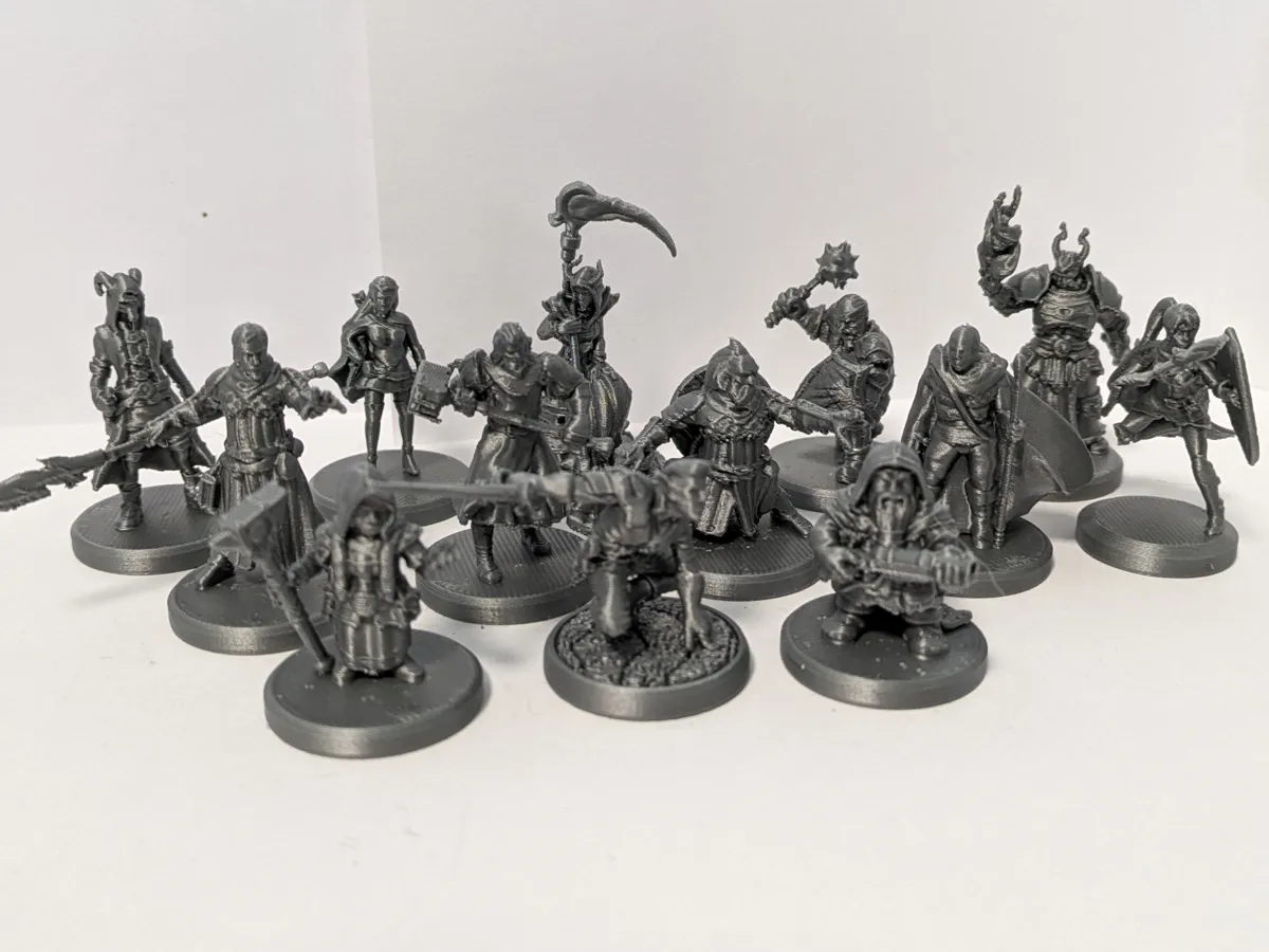 DnD Player Character pack4 miniatures - Free 3D Print Model - MakerWorld