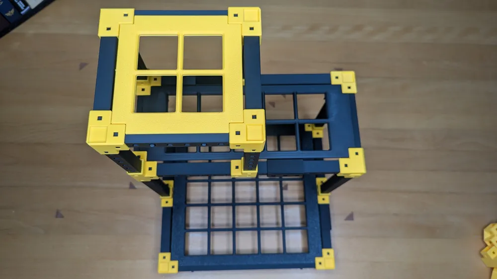 Modular Gridfinity Shelf for HomeRacker by KellerLab MakerWorld: Download Free 3D Models