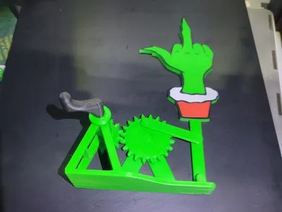 The Grinch Middle Finger by 3DGeex MakerWorld: Download Free 3D Models